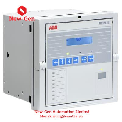 100% Genuine ABB Rem610 Motor Protection Relay In Stock – New-Gen ...