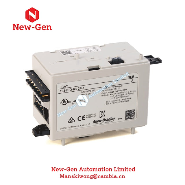 Allen-Bradley 193-EIO-63-24D E300/E200 24V DC Control Module In Stock