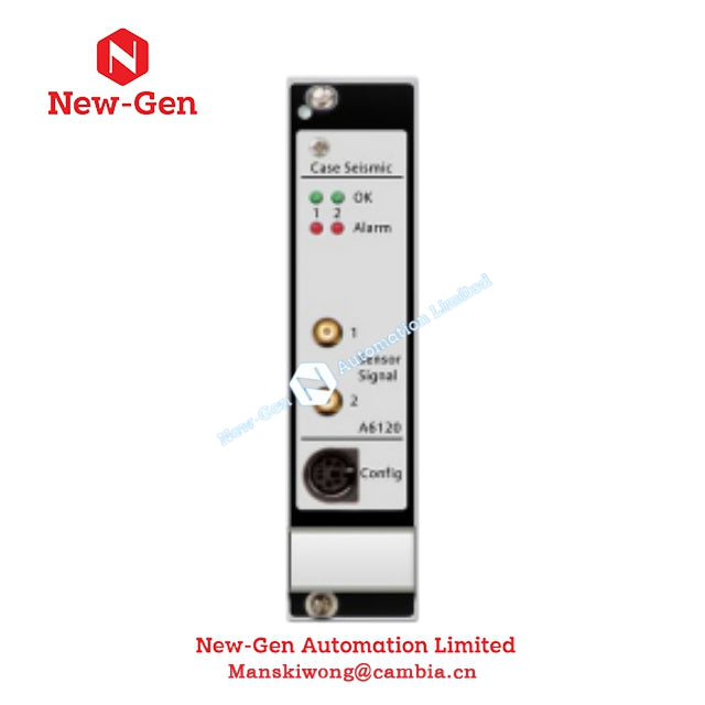 Emerson EPRO A6125 Case Piezoelectric Vibration Monitor for CSI 6500 M