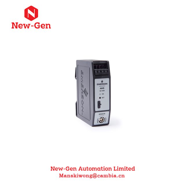 Emerson EZ1000 Signal Converter for Eddy Current Sensors – Compact, DIN ...