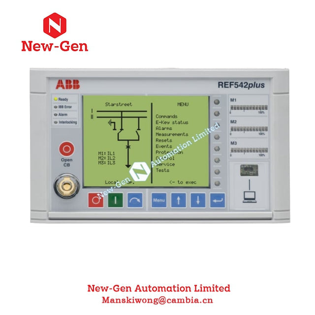 ABB REF542PLUS 1VCF750090R0802 HMI IEC (110...220 V) 100% Genuine In S ...